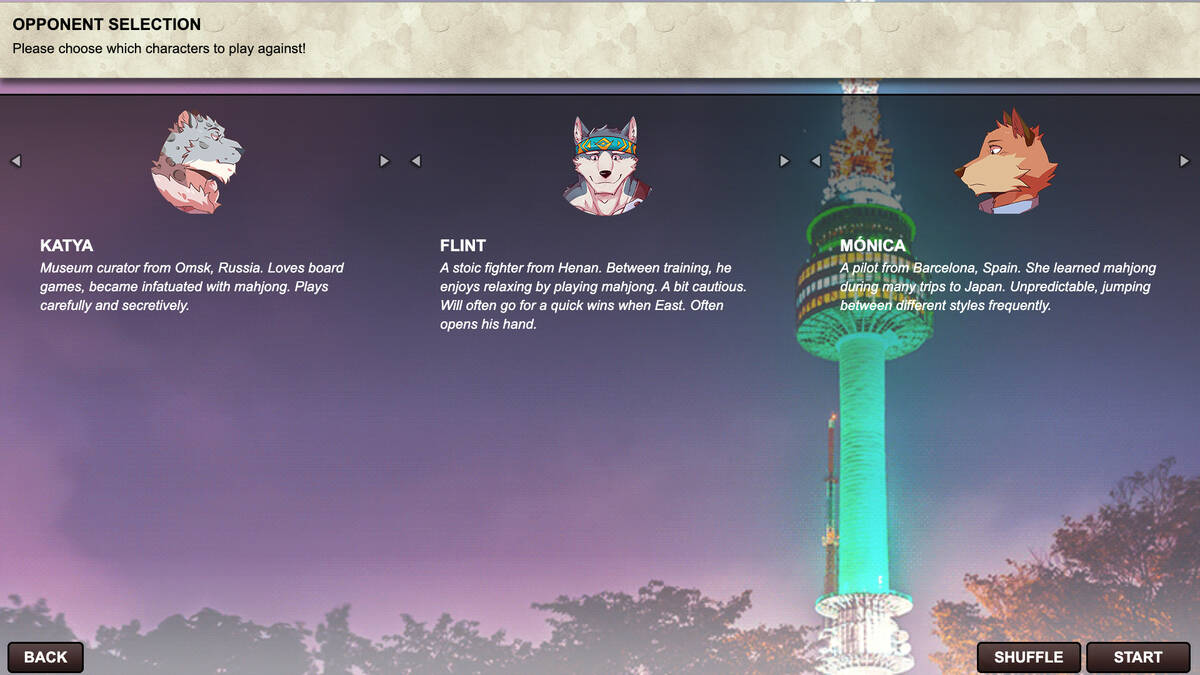 Скриншоты Kemono Mahjong, изображения и другие фото к игре Kemono Mahjong